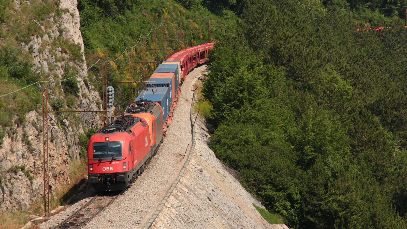 OBB 1216 142 e 907 Crnotice | TrainsPictures.com