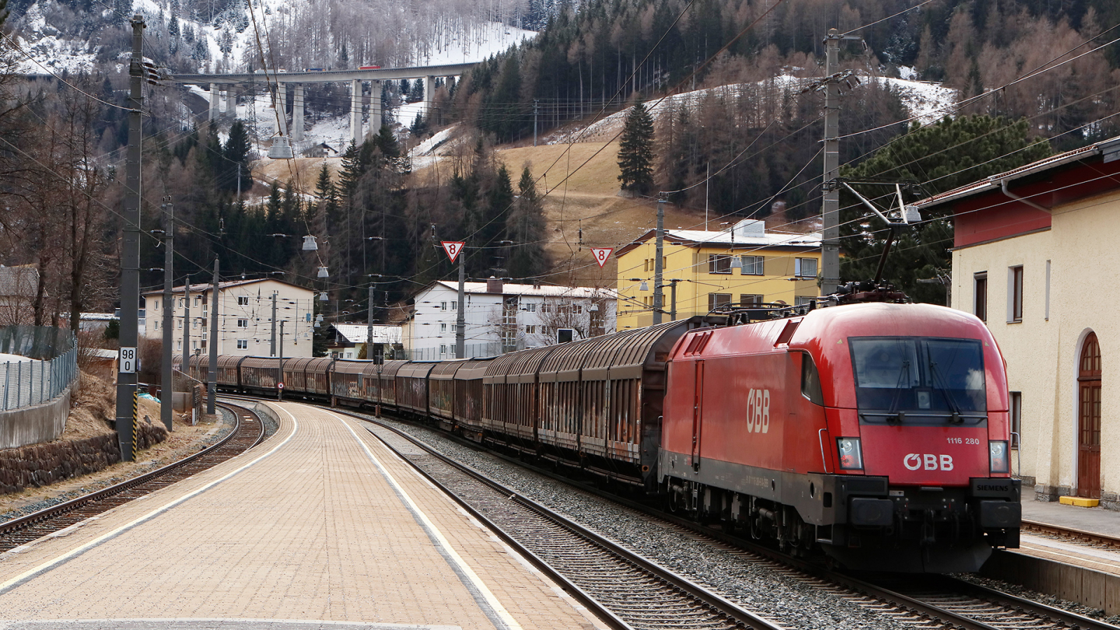 OBB 1116 280 Steinach am Brenner | TrainsPictures.com