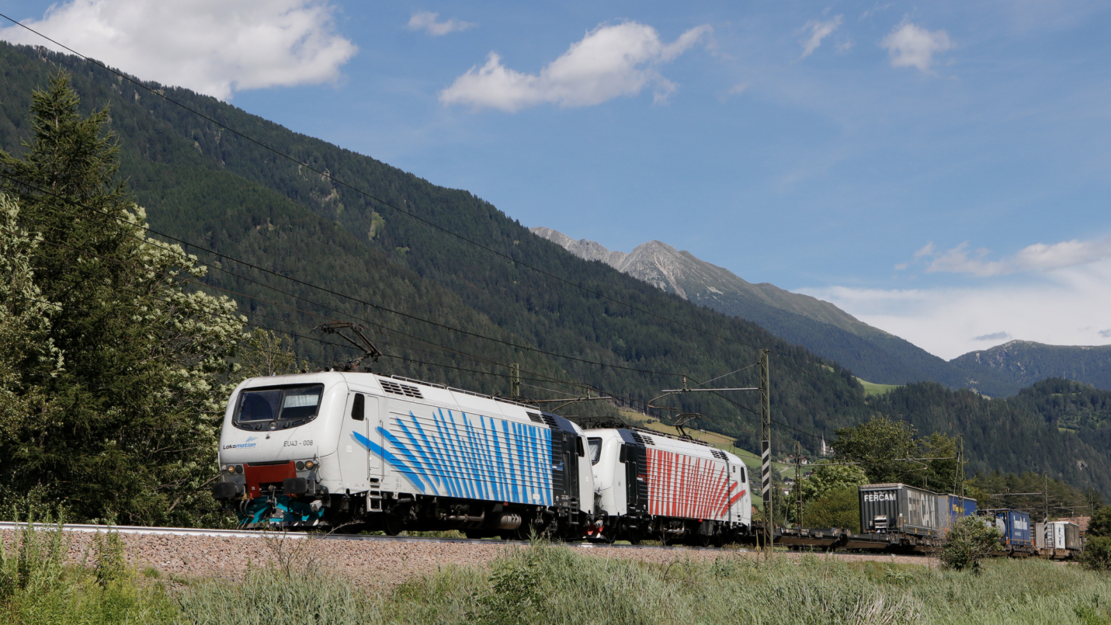 EU43 008 e 004 Campo di Trens | TrainsPictures.com